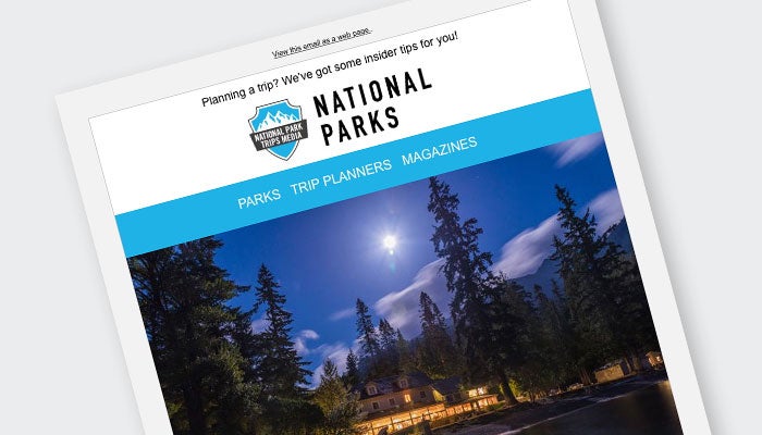 Subscribe to Email Newsletters by National Park Trips